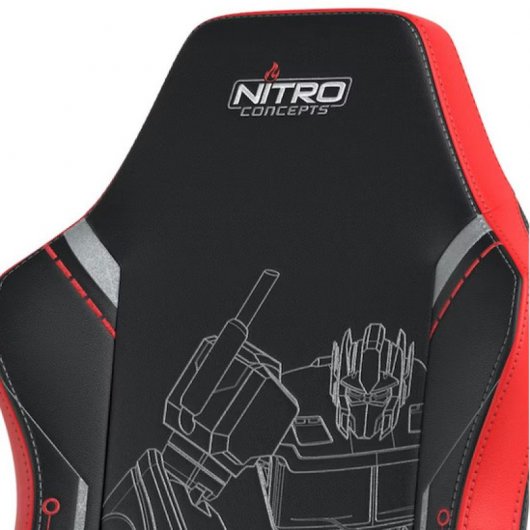 Nitro Concepts X1000 Transformers Autobots Silla Gaming Negra/Roja ...
