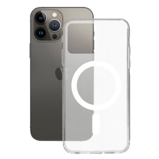 Ksix Funda Rígida MagCharge para iPhone 14 Pro Transparente ... Ksix Funda Rígida MagCharge para iPhone 14 Pro Transparente ...