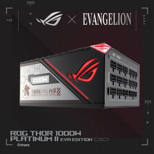 ASUS ROG THOR 1000W Platinum II EVA Edition 80 Plus Platinum Modular ...