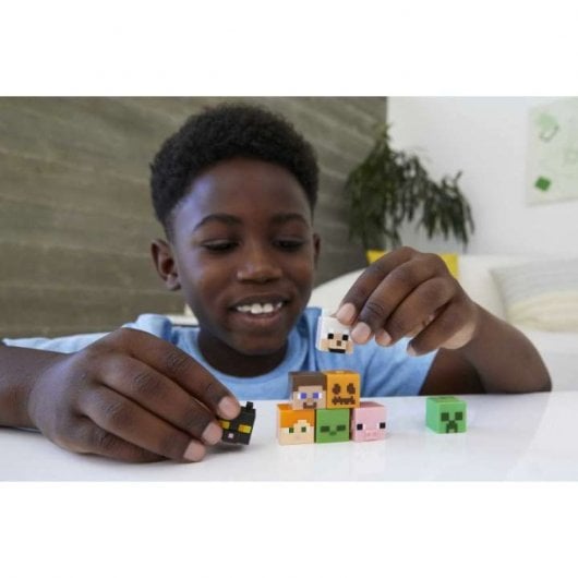 Mattel Minecraft Cabeza Mob Mini Steve Figura | PcComponentes.com