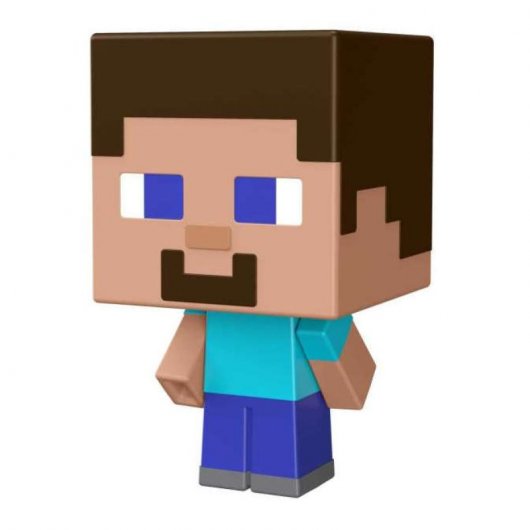 Mattel Minecraft Cabeza Mob Mini Steve Figura | PcComponentes.com