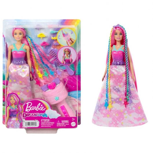 Mattel Muñeca Barbie Dreamtopia Twist 'N Style | PcComponentes.com