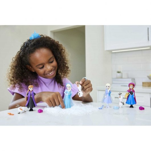 Mattel Disney Frozen Minis Snow Color Reveal Muñeca Surtida ...