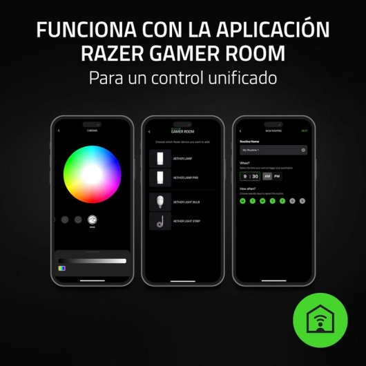 Razer Aether Lamp Pro Lampara Inteligente LED RGB 10W Blanca ...