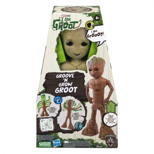 Hasbro Marvel Studios Eu sou Groot Groove 'n Grow Groot Figura ...