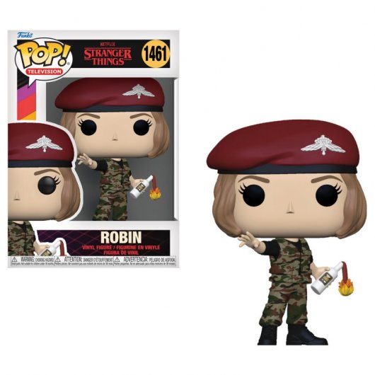 Funko Pop TV Stranger Things S4 Hunter Robin con Cocktail ...