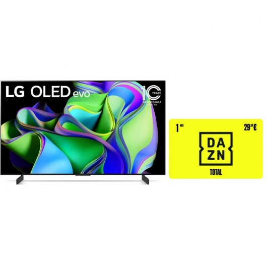 LG OLED42C34LA 42" OLED evo UltraHD 4K HDR10 + Regalo DAZN Total 1 mes ...