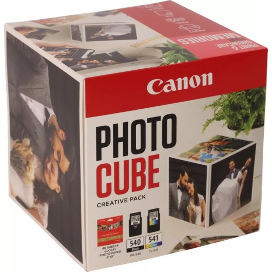 Canon Photo Cube Pack Marco Magnético + Tintas PG-540/CL-541 + 40 Hojas ...