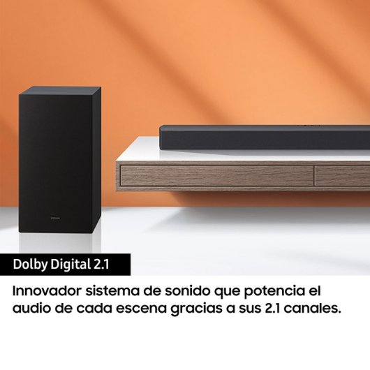 Samsung HW-C430 Barra de Sonido con Subwoofer Inalámbrico 2.1 Canales ...