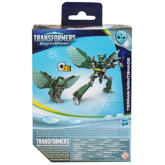 Hasbro Original Transformers Earthspark Figura Terran Nightshade Deluxe ...