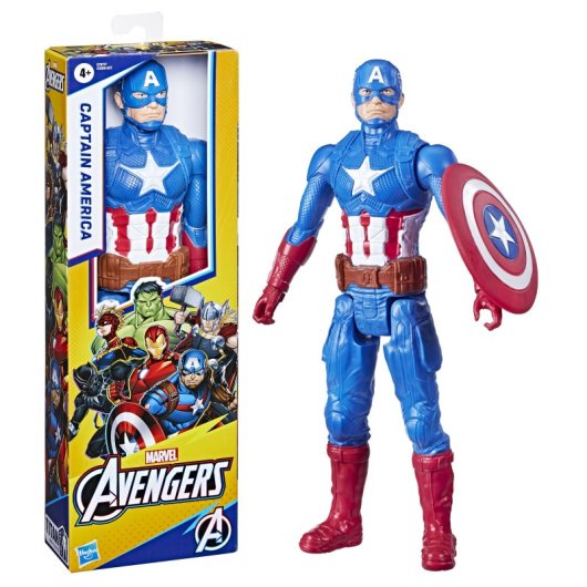 Hasbro Original Marvel Avengers Titan Hero Series Figura Capitán ...