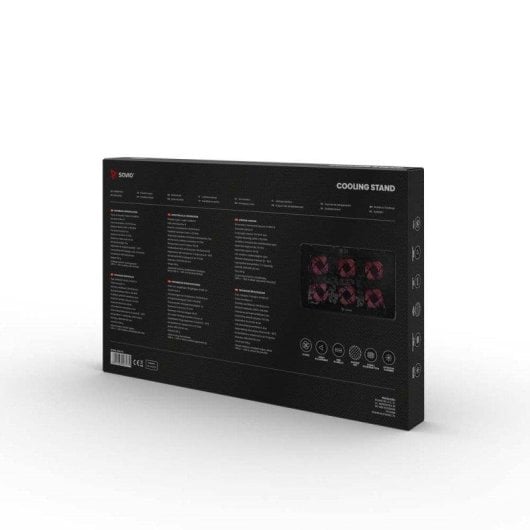 Base de refrigeração para portátil Ausavil COS-01 6 ventoinhas LED 2000 ...