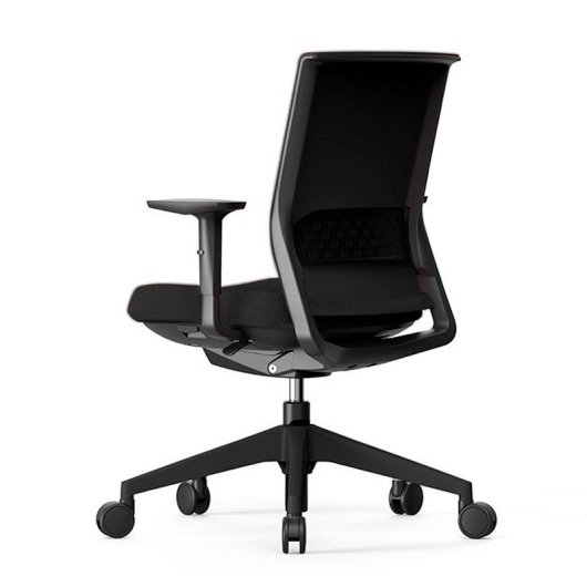 Silla Oficina Ergonómica Negra Tapizada Stay De Actiu | PcComponentes.com