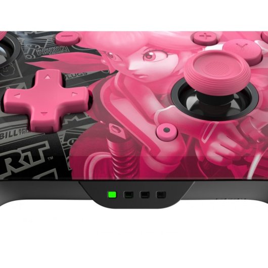 PDP Rematch Glow Grand Prix Peach Mando Inalambrico para Nintendo ...