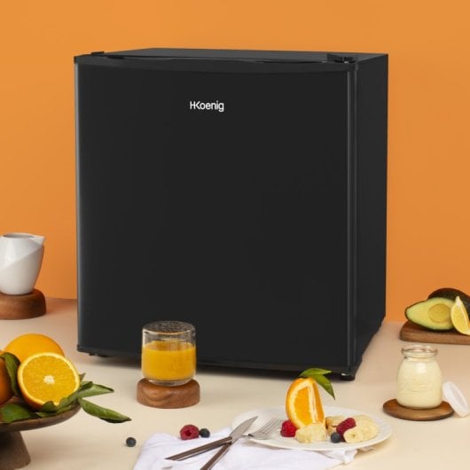 H.koenig FGX470 Mini Nevera Compacta con Puerta Reversible, Termostato ...