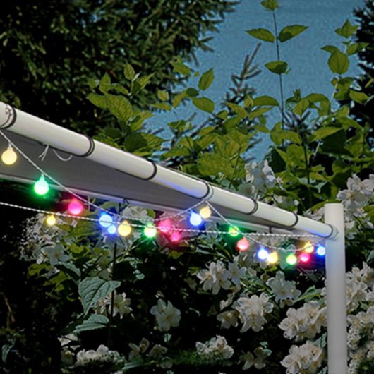 Efectoled Grinalda Exterior de Bolas LED RGB Osip 19m | PcComponentes.pt