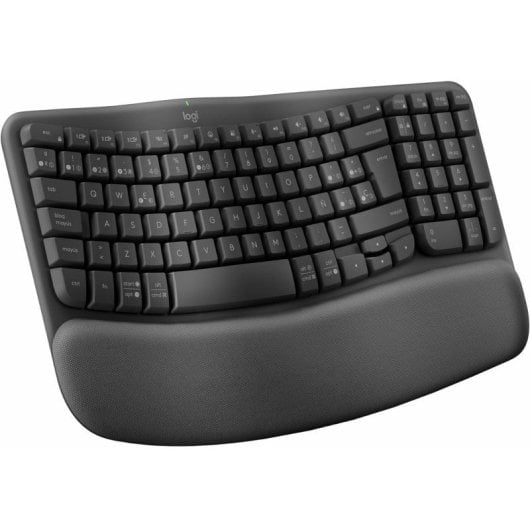 Logitech Wave Keys Teclado Inalámbrico Ergonómico Bluetooth Grafito ... Logitech Wave Keys Teclado Inalámbrico Ergonómico Bluetooth Grafito ...