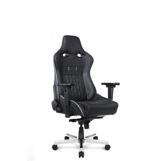 AKRacing PRO Deluxe Silla Gaming con Asiento Acolchado Tapizado Negro ...
