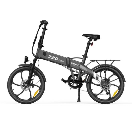 PVY Z20 Pro Bicicleta Eléctrica Motor 250W Batería 36V/10.4Ah Autonomía 80km 20" Gris ...