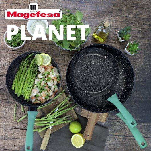 Magefesa Planet Sartén Ø20cm En Acero Esmaltado, Apta Para Inducción Y ...