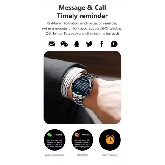Lige BW0189 Smartwatch Bluetooth IP67 lata | PcComponentes.com