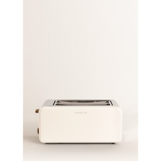 Create Toast Retro Tostadora Diseño Retro 2 Ranuras XL 1500W Blanco ...