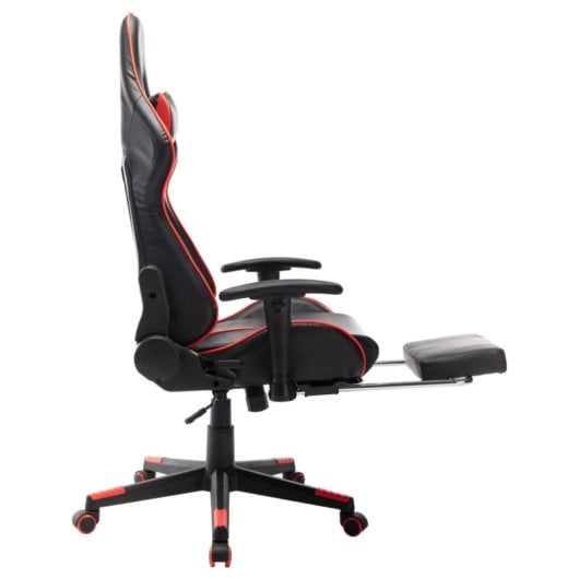 vidaXL Soul Gaming Stuhl mit FuBstutze Schwarz Rot PcComponentes