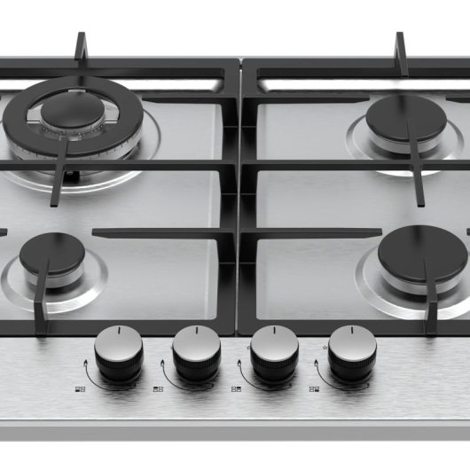 Svan SGW4600X Placa de Gas 4 Fuegos Ignición Automática 60cm Acero ...