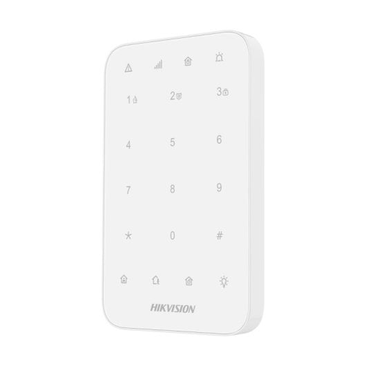 Teclado inalámbrico Hikvision DS-PK1-E-WE AX PRO táctil retroiluminado ...