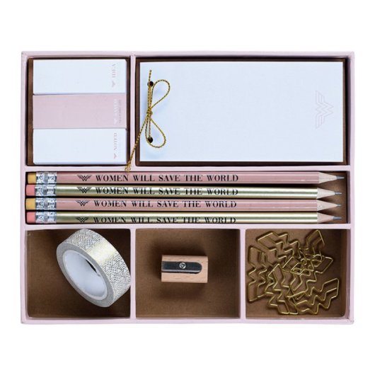 Pack papelería premium Pyramid DC licencia oficial caja compartimentada ...