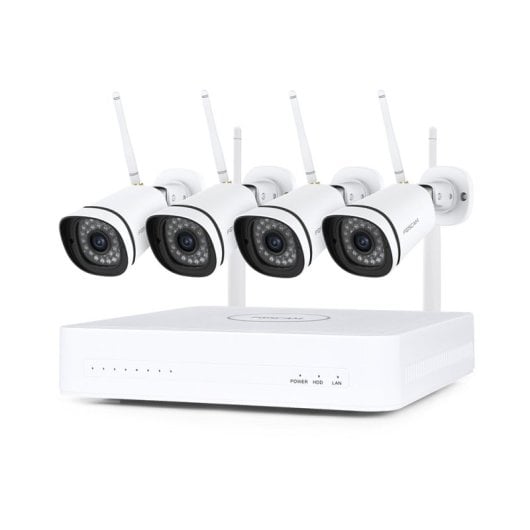 Kit de videovigilância NVR Wifi Foscam FN7108W-B4-N com 4 câmaras de ...