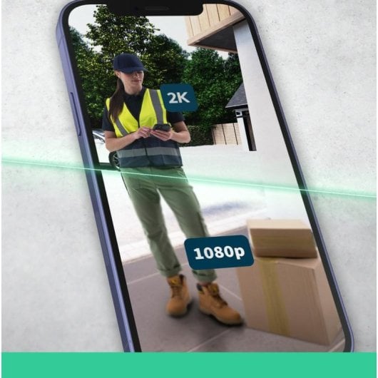 Campainha Arlo Essential 2 Video Doorbell 2K Wi-Fi/Bluetooth sem fio ...