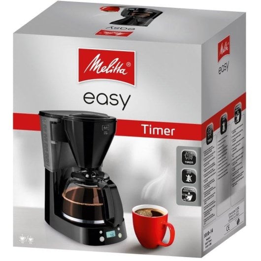 Cafetière à filtre Melitta Easy II Timer 1,25L 10 tasses Timer Anti ...