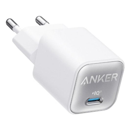 Chargeur mural Anker Zolo 30W 1 port USB-C blanc | PcComponentes.fr