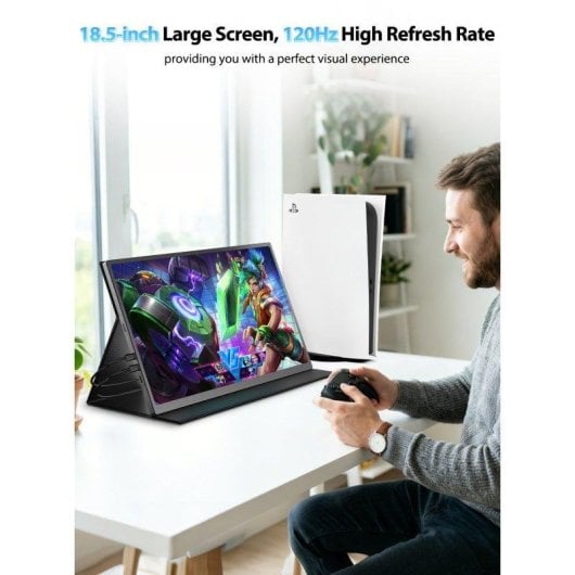 Monitor Uperfect 18,5" FullHD 120Hz IPS Portátil USB-C Mini HDMI VESA ...