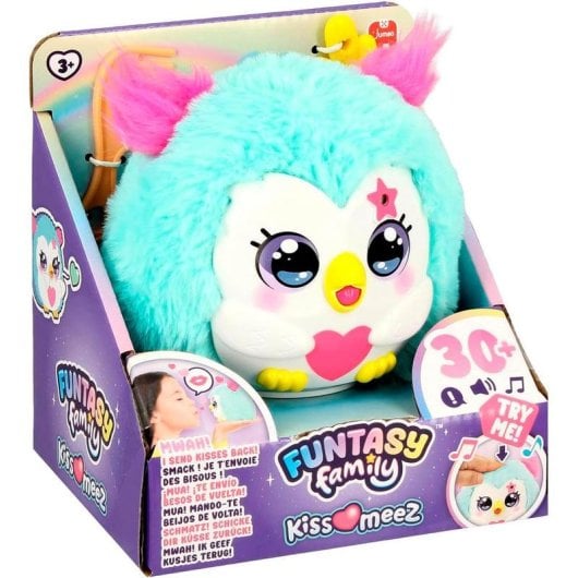 Juguete Interactivo Jumbo Kiss-meez Búho Peluche Sonoro 3 Años ...