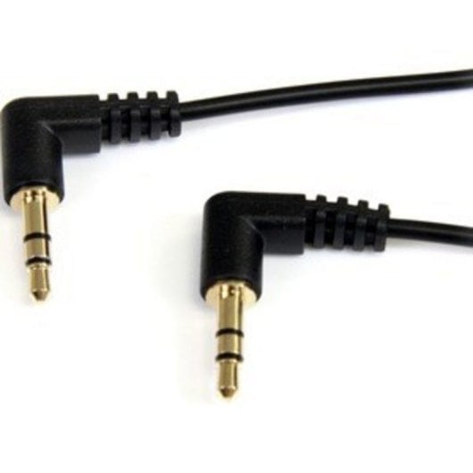 Cable Audio Stéréo 3,5mm StarTech 1,8m Angulé Droit Macho à Macho ...