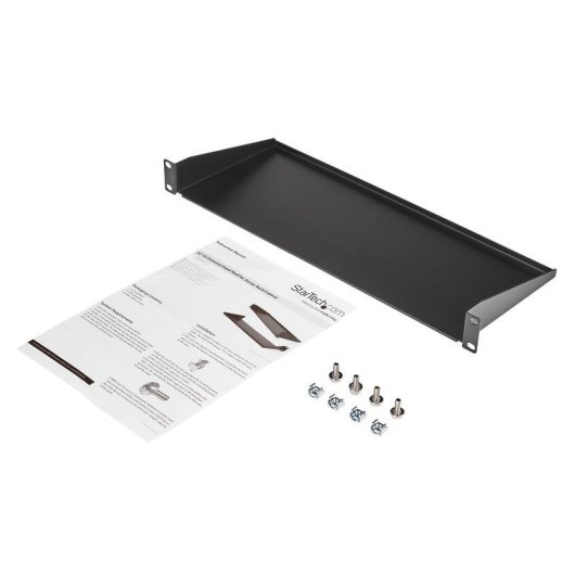 Estante Fijo para Rack 1U StarTech.com 19" Negro 15 kg | PcComponentes.com