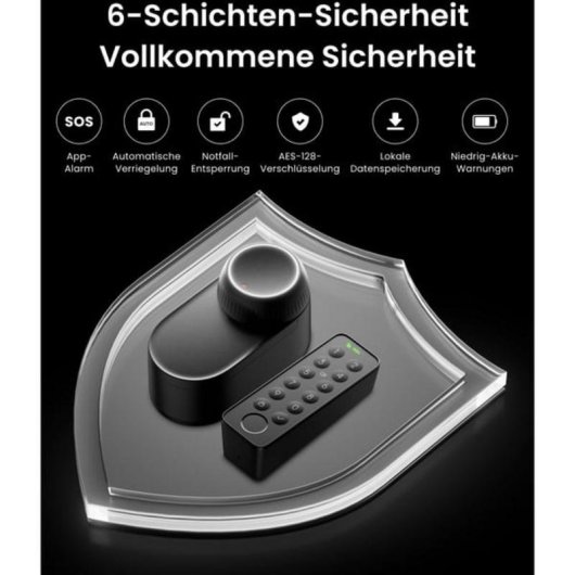 Alarme SwitchBot Lock Ultra Wi-Fi Bluetooth Biométrico NFC Interior ...