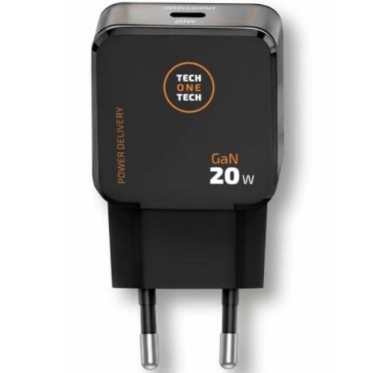 Cargador de Pared GaN Tech One Tech TEC2223 20W USB-C con Cable ...