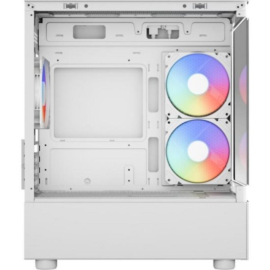 Torre PC Caja PC Aerocool Viewport Mini ARGB Blanco Cristal Templado ...
