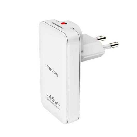 Chargeur Nevox USB-C GaN 45W Dual Slim PD et QC3.0 | PcComponentes.fr