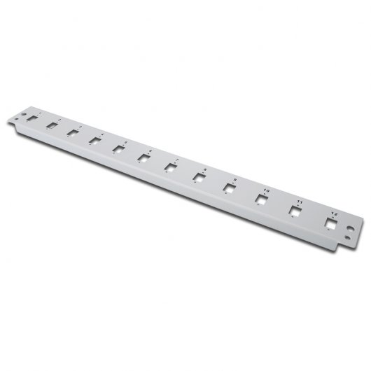 Digitus Panel Frontal E2000 Simplex SC Simplex 12 x LC Duplex para Cajas de Empalme de Fibra Óptica