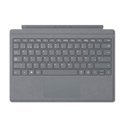 Microsoft Type Cover Signature Platino Funda con Teclado para Surface ...
