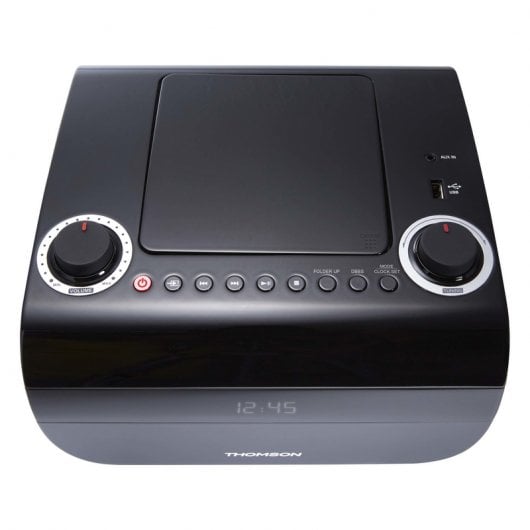 Thomson RCD300U Radio CD/MP3/AUX Negro/Plata | PcComponentes.com