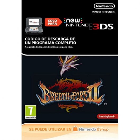 Breath of Fire II VC Nintendo 3DS Nintendo eShop PcComponentes