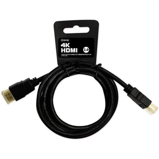 FR-TEC Cable HDMI 2.0 4k 2m Negro | PcComponentes.com