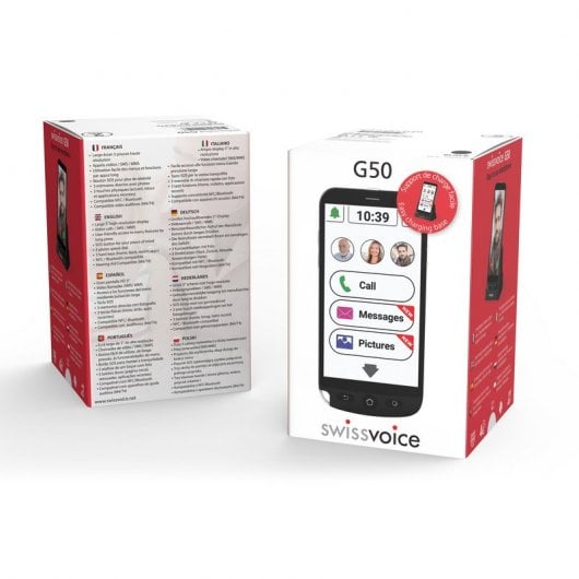 Swissvoice G50 Teléfono para Mayores 16GB Negro Libre | PcComponentes.com