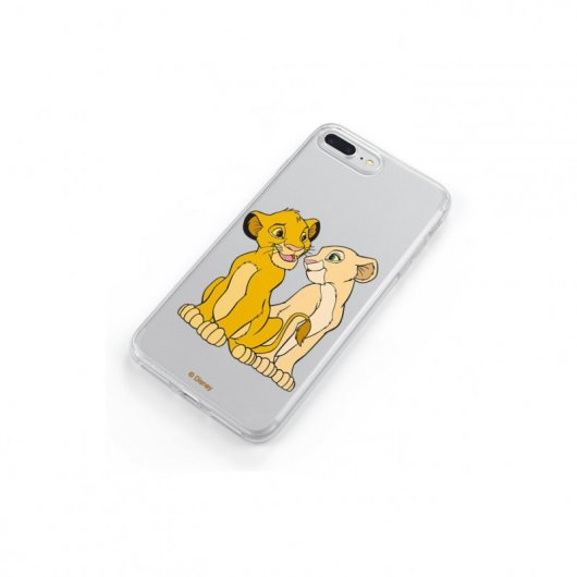 Funda Oficial de Disney Simba y Nala El Rey León Transparente para ...