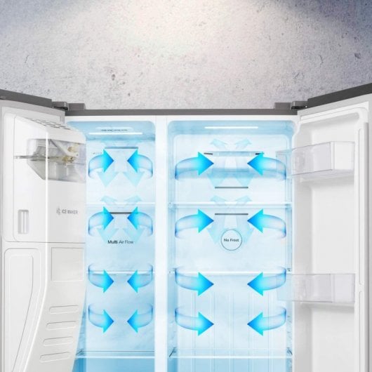 Hisense SBS RS650N4AC2 Frigorífico Americano E Acero Inoxidable ...